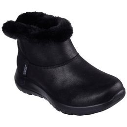 Skechers Damen Winterboots "ON-THE-GO JOY-COZY DREAM", Gr. 35, schwarz, Lederimitat, Textil, unifarben, Schuhe, Schlupfstiefel, Snowboots,