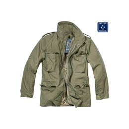 Brandit Herren Langmantel "Brandit Herren M-65 Field Jacket", gr&uuml;n, Gr. S, mehrfarbig, 80% Polyester, 20% Baumwolle, M&auml;ntel