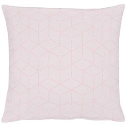 Dekokissen Apelt, B:48cm L:48cm, rosa, Kunstfaser, Polyester, Dekokissen_Sitzkissen_Kissenh&uuml;llen, "7901 Uni Fleck", Kissenh&uuml;lle mit F&uuml;llung, 1 St&uuml;ck