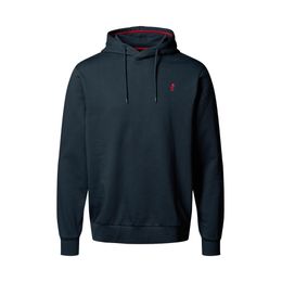 Rundhalspullover MCS "MCS Pullover MCChris", Herren, Gr. XL, blau (schwarz sapphire), Obermaterial: 100% Baumwolle, Pullover Rundhalspullover