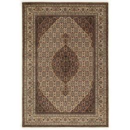Orientteppich, B:80cm H:5mm L:300cm, beige, OCI DIE TEPPICHMARKE, Seide, Wolle, Teppiche, "CAVARI MAHI", handgekn&uuml;pft, mit Fransen, Wolle mit Seide,