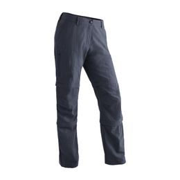 Maier Sports Damen Funktionshose "Yesa", grau, Gr. 18, 100% Polyamid, Hosen, Triple-Zipp Hose mit elastischem Bund