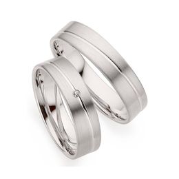 Phoenix PH&Ouml;NIX Damen Trauring "Schmuck Geschenk Silber 925 Trauring Ehering LIEBE versch. Varianten", 60, ohne Brillant, Silber 925 (Sterlingsilber), 5mm,