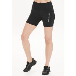Endurance Damen Lauftights "Energy 2", schwarz, Gr. 46, unifarben, 81% Polyester, 19% Elasthan, Hosen, mit funktionalen Details