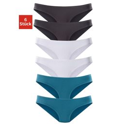 Damen Bikinislip, VIVANCE ACTIVE BY LASCANA, Gr. 48, gr&uuml;n, Microfaser, Obermaterial: 95% Polyamid, 5% Elasthan (LYCRA), unifarben, Unterhosen, aus