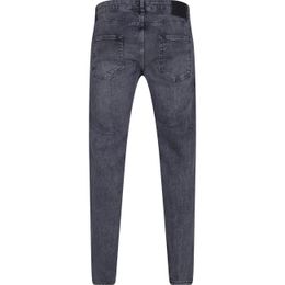 2Y Premium Herren Bequeme Jeans "2Y Premium Herren 2Y Tapered Fit Jeans", grau, Gr. 38, unifarben, 97% Baumwolle, 3% Elasthan, Jeans