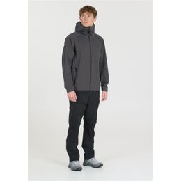 WHISTLER Herren Outdoorjacke "Bowen", grau, Gr. XL, unifarben, 100% Polyester, Jacken, mit 4-Wege-Stretch