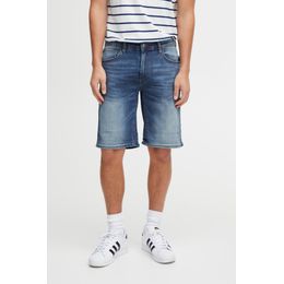 Blend Herren Shorts "BHTWISTER-denimshorts", blau, Gr. XXL, Abriebeffekte, Web, Obermaterial: 98% Baumwolle, 2% Elasthan, Hosen, mit Markenlabel, aus