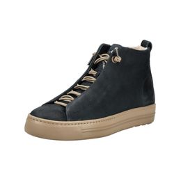 Paul Green Damen Sneaker "Paul Green Sneaker Nubukleder", Gr. 38, blau, Nubukleder, Schuhe