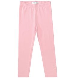 STACCATO M&auml;dchen Leggings, rosa, Gr. 104, bedruckt, unifarben, Single Jersey, Obermaterial: 95% Baumwolle, 5% Elasthan, Hosen, 2er Pack f&uuml;r Girls,