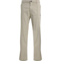 DEF Herren Chinos "DEF DEF Kim Chinopants"beige, Gr. L, unifarben, 98% Baumwolle, 2% Elasthan, Hosen