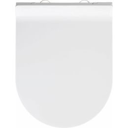 WC-Sitz Wenko "Habos", wei&szlig;, B:36cm L:46cm, Edelstahl, Thermoplast, WC-Sitze