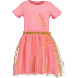 Blue Seven M&auml;dchen Jerseykleid "M&auml;dchen T&uuml;llkleid mit Pferd", pink, Gr. 98, 95% Baumwolle, 5% Elasthan, Kleider