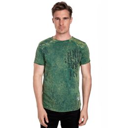 Rusty Neal Herren T-Shirt, gr&uuml;n, Gr. S, 100% Baumwolle, Shirts, im tollen Vintage-Look