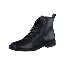 Paul Green Damen Schn&uuml;rstiefelette "Paul Green Stiefelette Glattleder", Gr. 39, schwarz, Glattleder, Schuhe