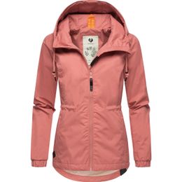 Ragwear Damen Outdoorjacke "Danka", rosa, Gr. XXXL, Au&szlig;enmaterial: 100% Polyester; Innenfutter: 100% Polyester, Jacken, Wasserdichte &Uuml;bergangsjacke