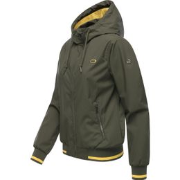Ragwear Damen Funktionsjacke "Oggie Sporty YOUMODO", gr&uuml;n, Gr. L, Obermaterial: 100% Polyester. Innenfutter: 100% Polyester, Jacken, Wasserdichte und