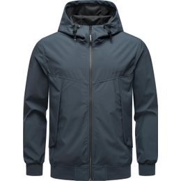 Ragwear Herren Outdoorjacke "Tyller Bonded", blau, Basic, Gr. XL, Obermaterial: 100% Polyester; Innenfutter: 100% Polyester, Jacken, Wasserdichte und