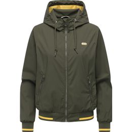 Ragwear Damen Funktionsjacke "Oggie Sporty YOUMODO", gr&uuml;n, Gr. M, Obermaterial: 100% Polyester. Innenfutter: 100% Polyester, Jacken, Wasserdichte und