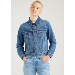 Levi's LEVI'S Damen Jeansjacke "ORIGINAL TRUCKER", blau, Gr. S, Web, Obermaterial: 79% Baumwolle, 21% Lyocell, Jacken, FRESH COLLECTION