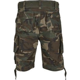 Brandit Herren Cargoshorts "Brandit Herren Savage Vintage Cargo Shorts", gr&uuml;n, Gr. 6XL, unifarben, 100% Baumwolle, Hosen