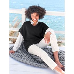 Heine Damen Pullunder "Pullunder", schwarz, Gr. 48, unifarben, 100% Polyacryl, Pullover