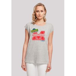 F4NT4STIC Damen T-Shirt "Sex Education Moordale M Collage", grau, Gr. XXL, Obermaterial: 100% Baumwolle, Shirts, Premium Qualit&auml;t
