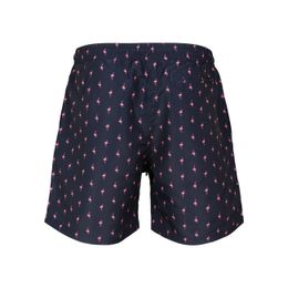 Urban Classics Herren Badeshorts "Urban Classics Herren Pattern Swim Shorts", blau, Gr. XXL, 100% Polyester, Badehosen