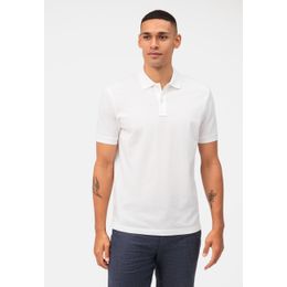OLYMP Herren Poloshirt "OLYMP Casual Wirk, Polo", wei&szlig;, Gr. S, 100% Baumwolle, Shirts