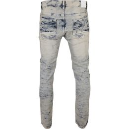 Southpole Herren Bequeme Jeans "Southpole Herren Stretch Signature Denim"marble leuchtendestint, Gr. 30, 73% Baumwolle, 25% Polyester, 2% Elasthan,