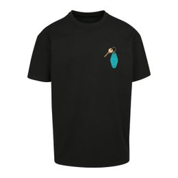 Damen T-Shirt "Upscale by Mister Tee Unisex California Motel Oversize Tee", schwarz, Gr. L, UPSCALE BY MISTER TEE, unifarben, 100% Baumwolle, Shirts