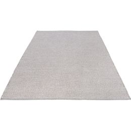 Teppich LUXOR living, B:160cm H:12mm L:230cm, grau, Baumwolle, Wohnzimmer, Teppiche, "Liv", Handweb, reine Baumwolle, handgewebt, Uni-Farben, leicht