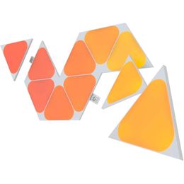 NANOLEAF LED Panel "Triangles", Energieeffizienz: G (A-G), bunt, &Oslash; 10cm H: 10cm, 10 Stk., Leuchten, Expansion Pack - 10 PK, Erweiterung zum Starter Kit, LED Panels LED Dekoleuchte