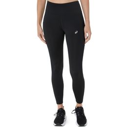 Lauftights asics "asics CORE TIGHT", Damen, Gr. L (42/44), N-Gr, schwarz (performance schwarz), Stoff, Obermaterial: 79% Polyester, 21% Elasthan, Hosen