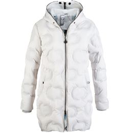 DEPROC Active Damen Steppmantel "GILMOUR MEGATE LONG WOMEN", wei&szlig;, Gr. 36, Web, 100% Polyester, M&auml;ntel, auch in Gro&szlig;en Gr&ouml;&szlig;en erh&auml;ltlich