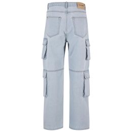 2Y STUDIOS Herren Bequeme Jeans "2Y Studios 2Y Aidan Cargo Baggy Jeans", blau, Gr. 29, unifarben, 100% Baumwolle, Jeans