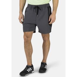 Stooker Men Herren Sporthose "Microfaser Funktionsshorts", grau, Gr. XL, Sweatware, 95% Polyester, 5% Elasthan, Hosen, Shorts Regular Fit Casual