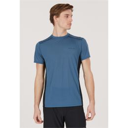 ELITE LAB Herren Funktionsshirt "E-Lab", blau, Gr. L, mehrfarbig, 100% Polyester, Shirts, mit Quick-Dry-Technologie