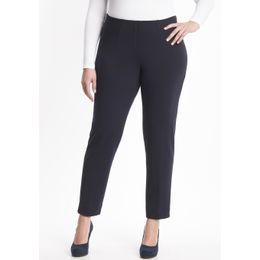 KjBRAND Damen Schlupfhose "Susie XS Jersey", blau, Gr. 48, Jersey, Obermaterial: 68% Viskose, 27% Polyamid, 5% Elasthan, Hosen, Sommerhose mit