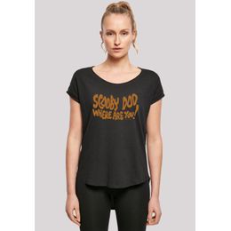 F4NT4STIC Damen T-Shirt "Scooby Doo Where Are You Spooky", schwarz, Gr. XL, Obermaterial: 100% Baumwolle, Shirts, Print