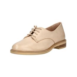 Paul Green Damen Schn&uuml;rschuh "Paul Green Halbschuhe Glattleder", Gr. 40, beige, Glattleder, Schuhe