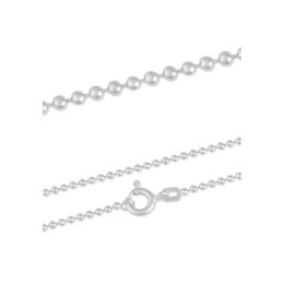 Firetti Damen Collierkettchen "Schmuck Geschenk Silber 925 Kugelkettengliederung 1,5 mm breit", 50, Silber 925 (Sterlingsilber), B: 1,5mm, silber,