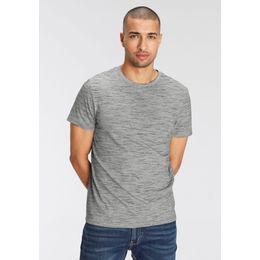 AJC Herren T-Shirt, grau, Gr. XL, meliert, Single Jersey, Obermaterial: 85% Baumwolle, 15% Polyester, Shirts, Kurzarm, Regular Fit, meliert,