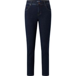 AENGELS Damen Bequeme Jeans "AENGELS Angels Jeans Ornella mit Power Stretch Denim"schwarz indigo, Gr. 36, unifarben, 91% Baumwolle, 6% Polyester, 3%