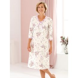 w&auml;schepur W&Auml;SCHEPUR Damen Nachthemd "Nachthemd", Gr. 36, lila, 100% Baumwolle, bedruckt, gebl&uuml;mt, gemustert, mehrfarbig, Kleider
