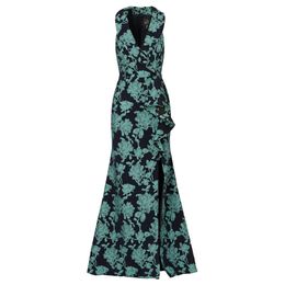 Adrianna Papell Langes Abendkleid 'Jacquard Sleeveless Gown' Damen Gr&ouml;&szlig;e 46 dunkelblau Winterkleid