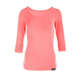 WINSHAPE Damen 3/4-Arm-Shirt "WS4", rot, Gr. XS, 48% Baumwolle, 48% Polyester, 4% Elasthan, Shirts