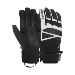 Reusch Damen Skihandschuhe "Thunder R-TEX XT", schwarz-wei&szlig;, Gr. 9,5, unifarben, 80% Polyester, 14% Ziegenleder, 3% Polyurethan, 3% Elasthan,