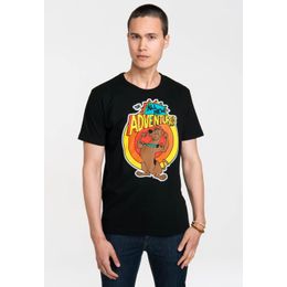 logoshirt Herren T-Shirt "Scooby Doo - All New Adventures", schwarz, Gr. XXL, bedruckt, 100% Baumwolle, Shirts, mit Scooby Doo-Print
