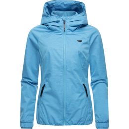 Ragwear Damen Outdoorjacke "Dizzie Tech", blau, Gr. L, Obermaterial: 100% Polyester; Innenfutter: 100% Polyester, Jacken, Wasserdichte Damen